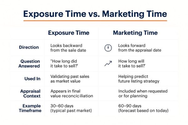 Exposure Time vs. Marketing Time for Appraisals - Appraisal Today
